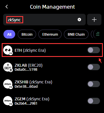 How to receive and send $ETH on zkSync network with SafePal Extension Wallet – SafePal Help Center