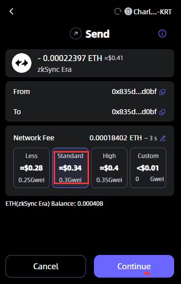 How to receive and send $ETH on zkSync network with SafePal Extension Wallet – SafePal Help Center