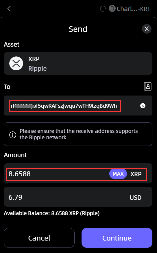 How to add, receive and send $XRP with SafePal Extension Wallet – SafePal Help Center