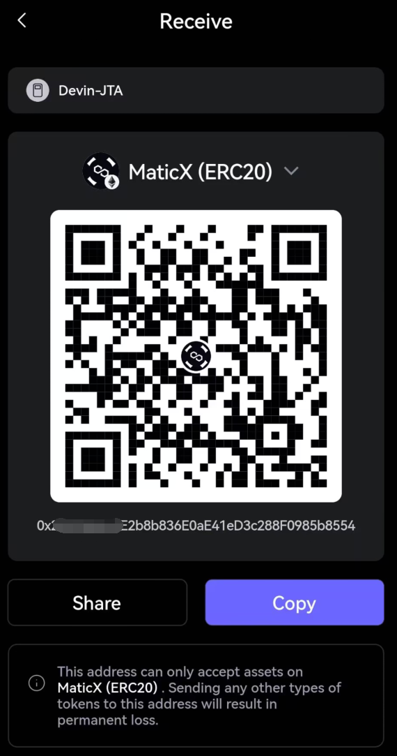 How to add, receive or send $MaticX(ERC20) with SafePal X1 Hardware ...