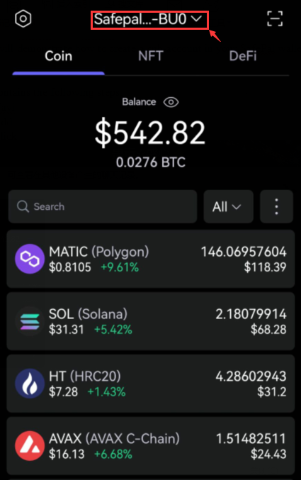 How to create a sub-account in the SafePal software wallet – SafePal Help Center
